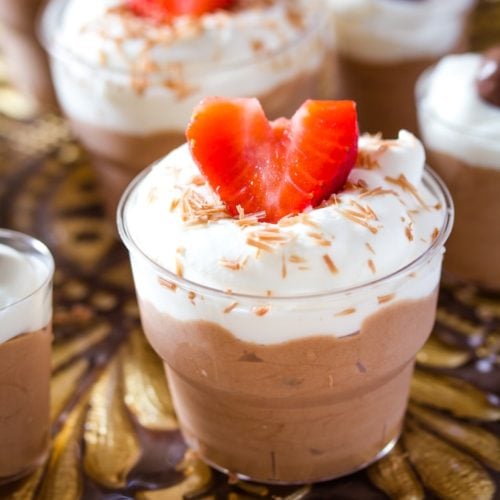 Eggless Chocolate Mousse - Only Three Ingredients! - I Knead to Eat