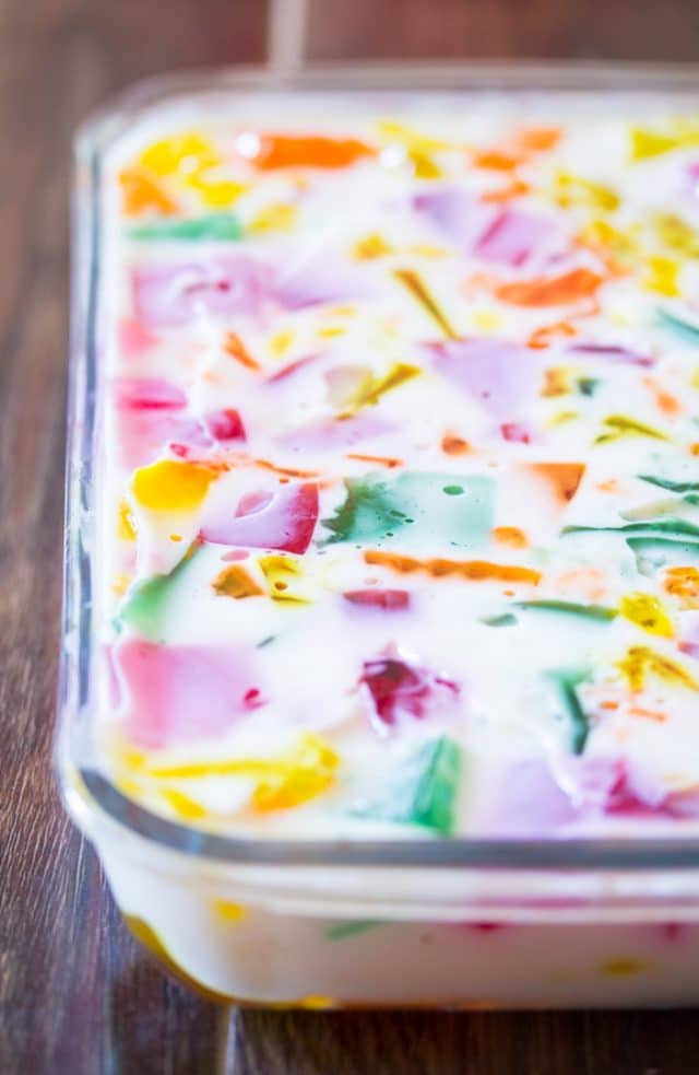Broken Glass Jello - I Knead to Eat
