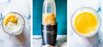 Mango Milkshake | Mango Shake - I Knead to Eat