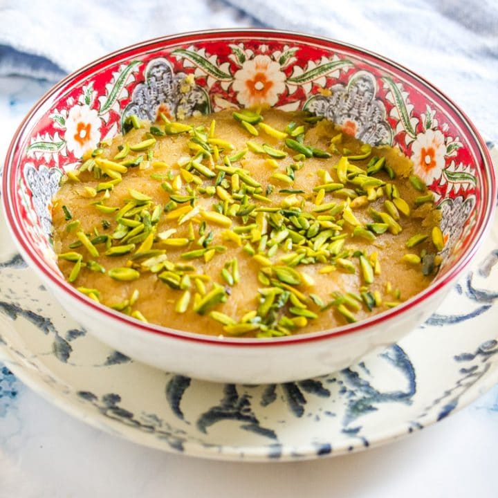 Easy Besan ka Halwa Pakistani Dessert - I Knead to Eat