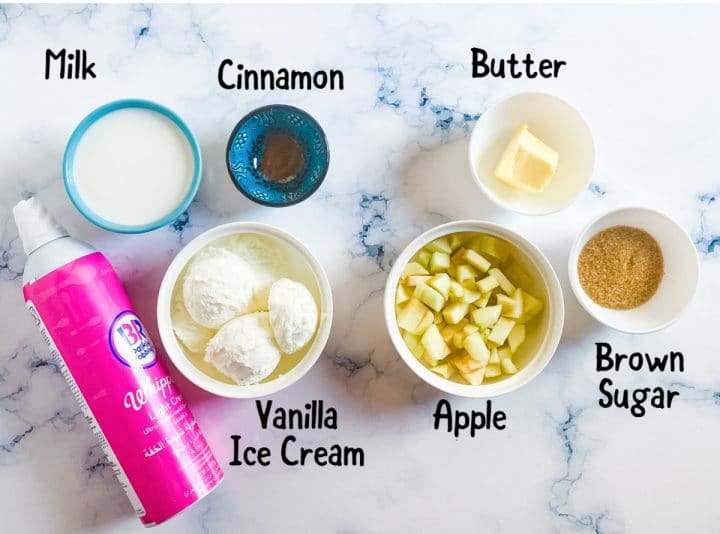 Caramel Apple Milkshake - I Knead to Eat