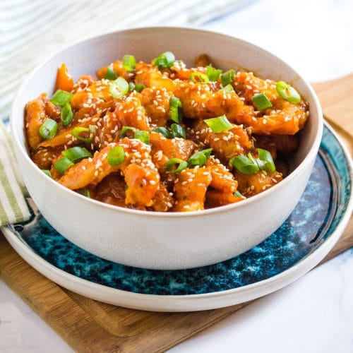 How to Make Dragon Chicken (Authentic Restaurant Style) - I Knead to Eat