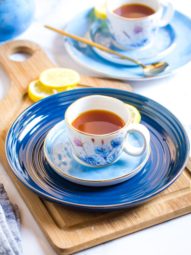 SOOTHING HONEY LEMON TEA WITH GINGER STORY - I Knead to Eat