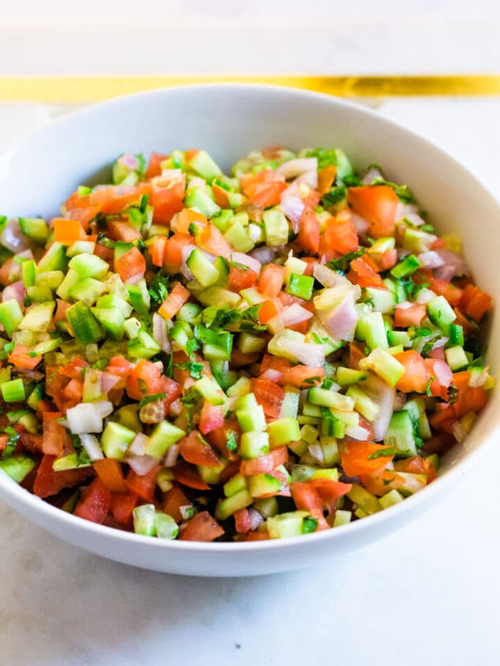 Indian Salad (Kachumber Salad) - I Knead to Eat