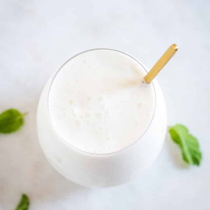 Punjabi Sweet Lassi (5-Minute Recipe) - I Knead to Eat